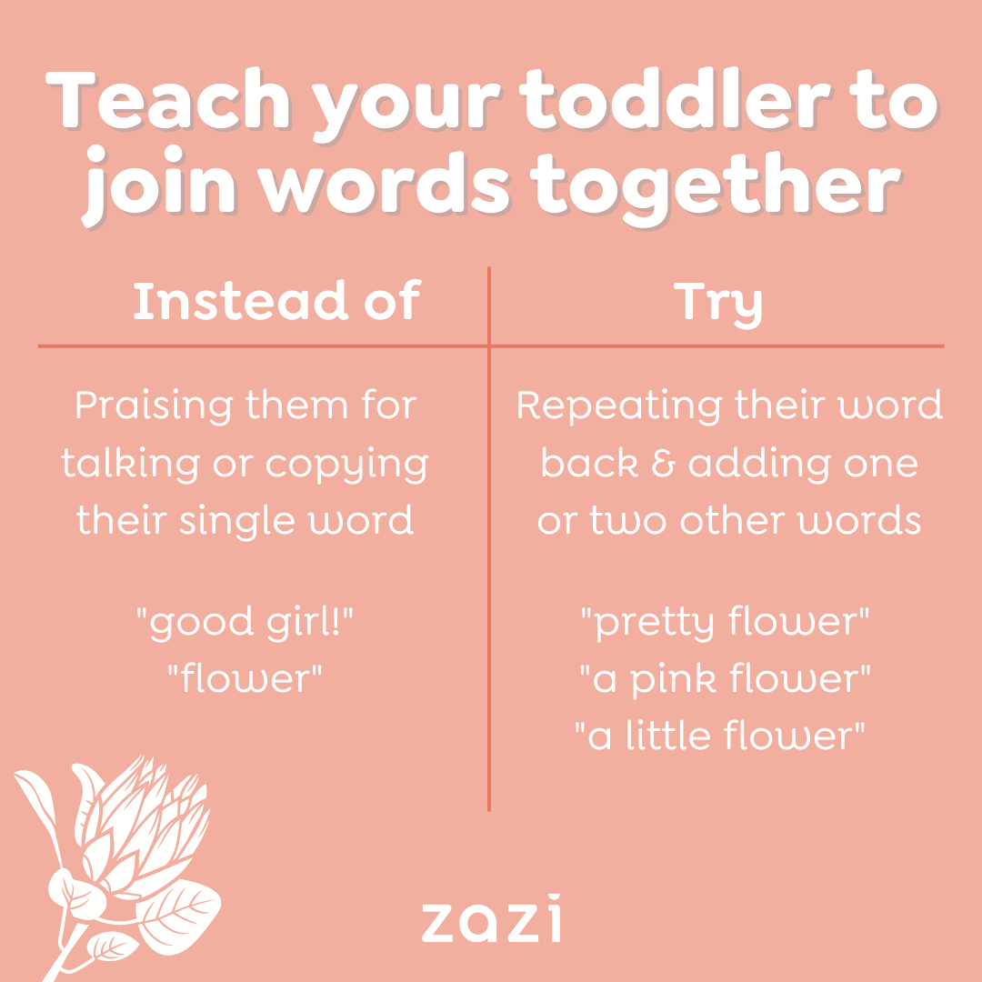How to teach your toddler to join words together – Zazi