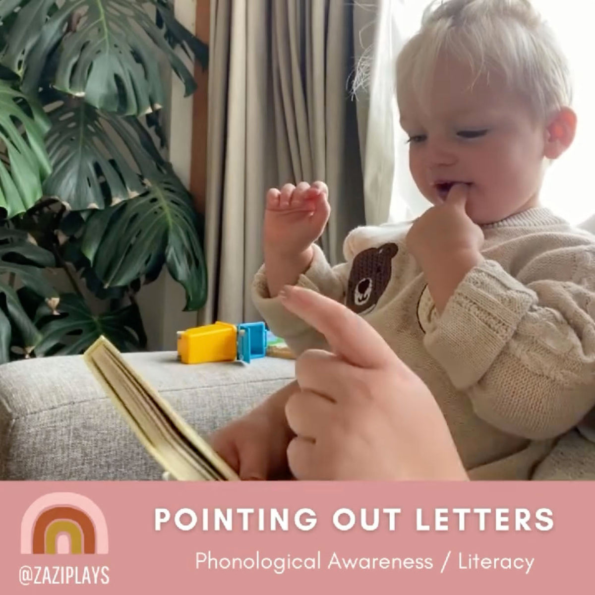 Pointing out letters – Zazi