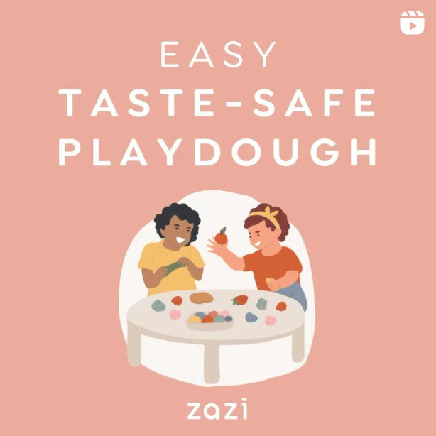 Easy, Taste-safe Play Dough – Zazi