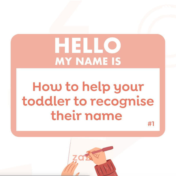 How to help your toddler to recognise their name – Zazi
