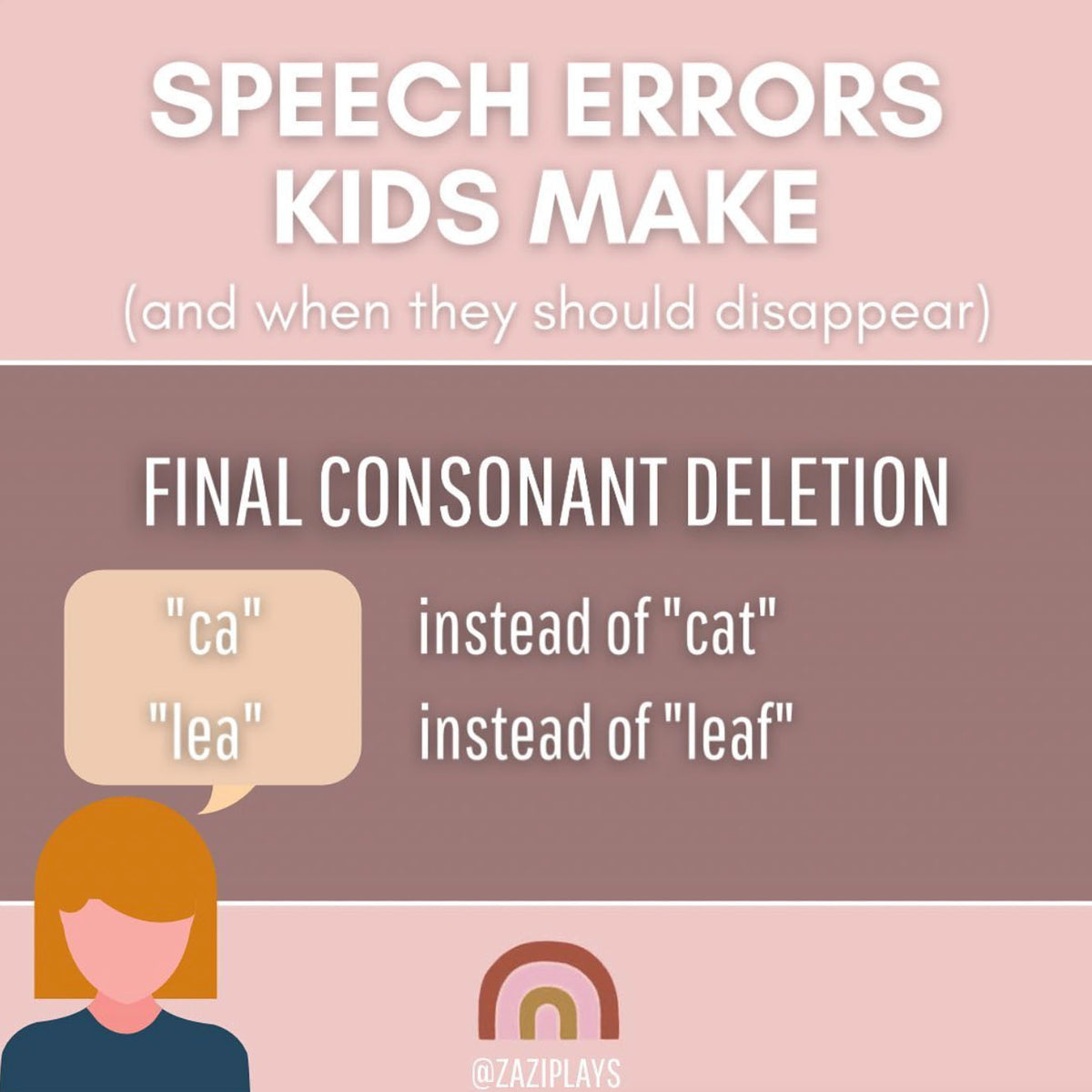 Speech errors kids make: Final consonant deletion – Zazi